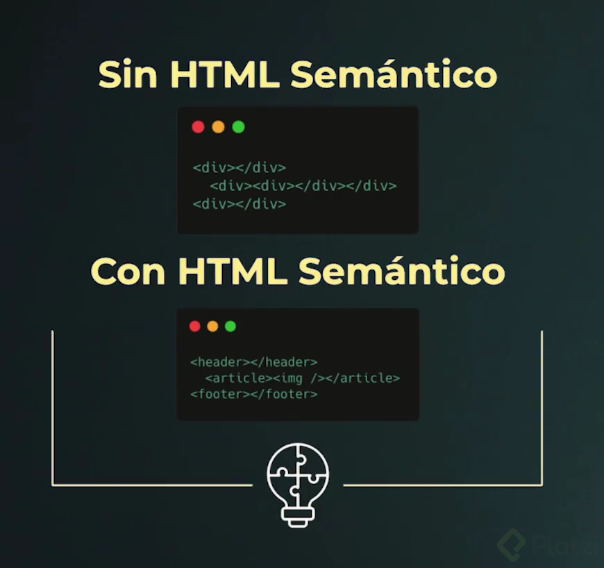 HTML semántico: qué es y cuáles son sus ventajas